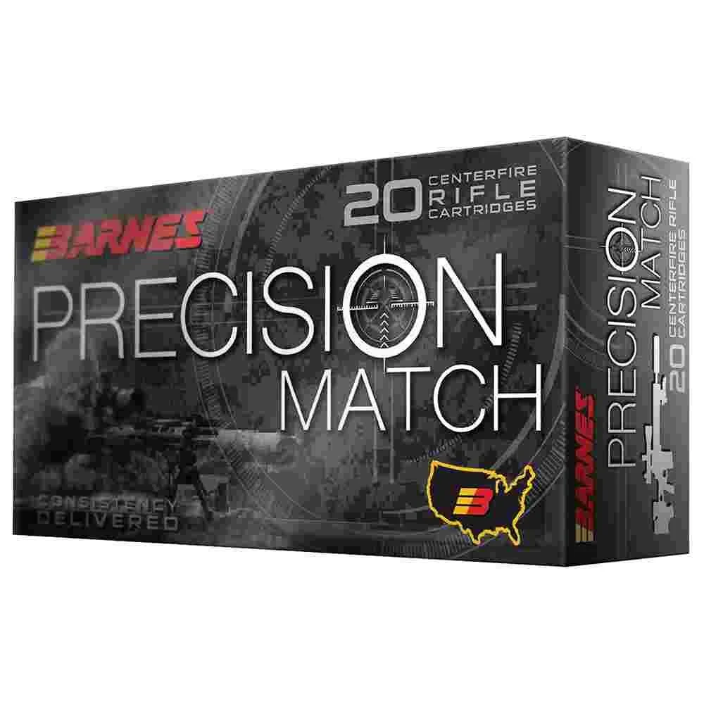Barnes Precision Match Rifle Ammunition 5.56mm 85 Gr OTM 20/ct - Netti Ammo